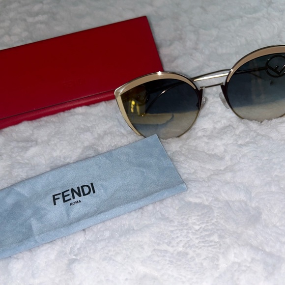 Fendi | Accessories | Fendi Womens Cat Eye Ff | Poshmark
